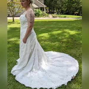 Monique Luo | Dresses | Nwt Monique Luo Fit Flare Wedding Dress | Poshmark
